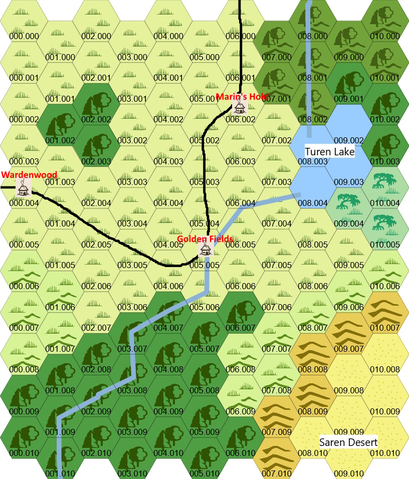 Explore Golden Fields: Shadowdark Campaign Maps