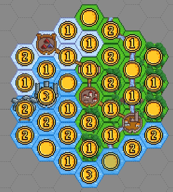 Creating a Random Overland Hex Map for Shadowdark